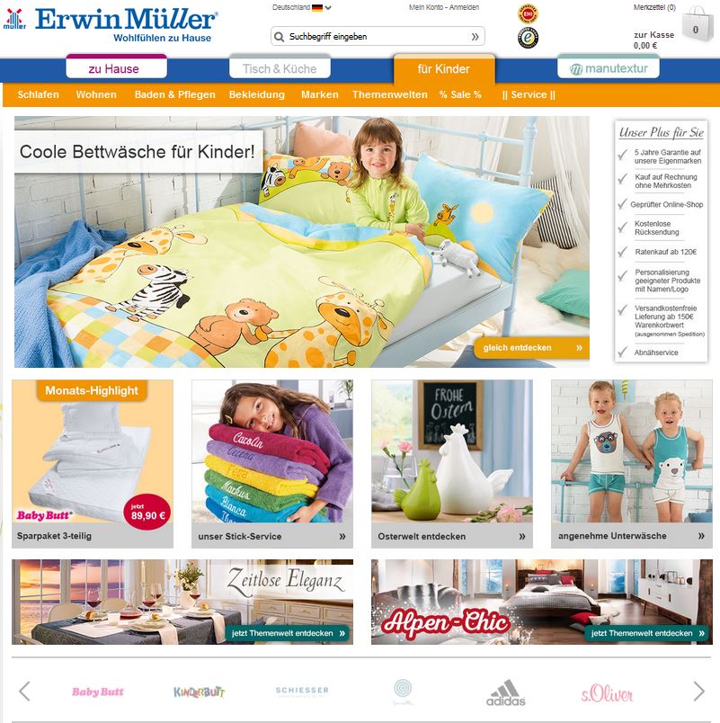 Erwin Muller Katalog 2020 Bestellen